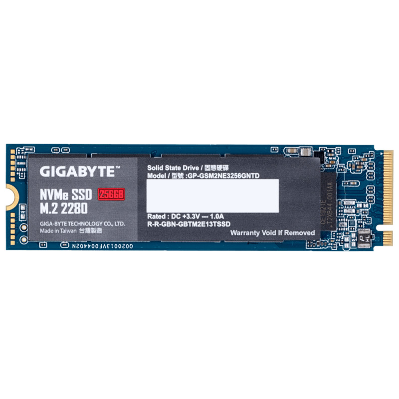 SSD диск Gigabyte 256GB M.2 Nvme PCIe