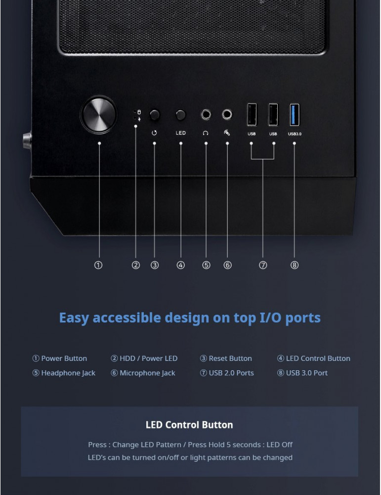 Кутия за компютър Zalman R2 BLACK