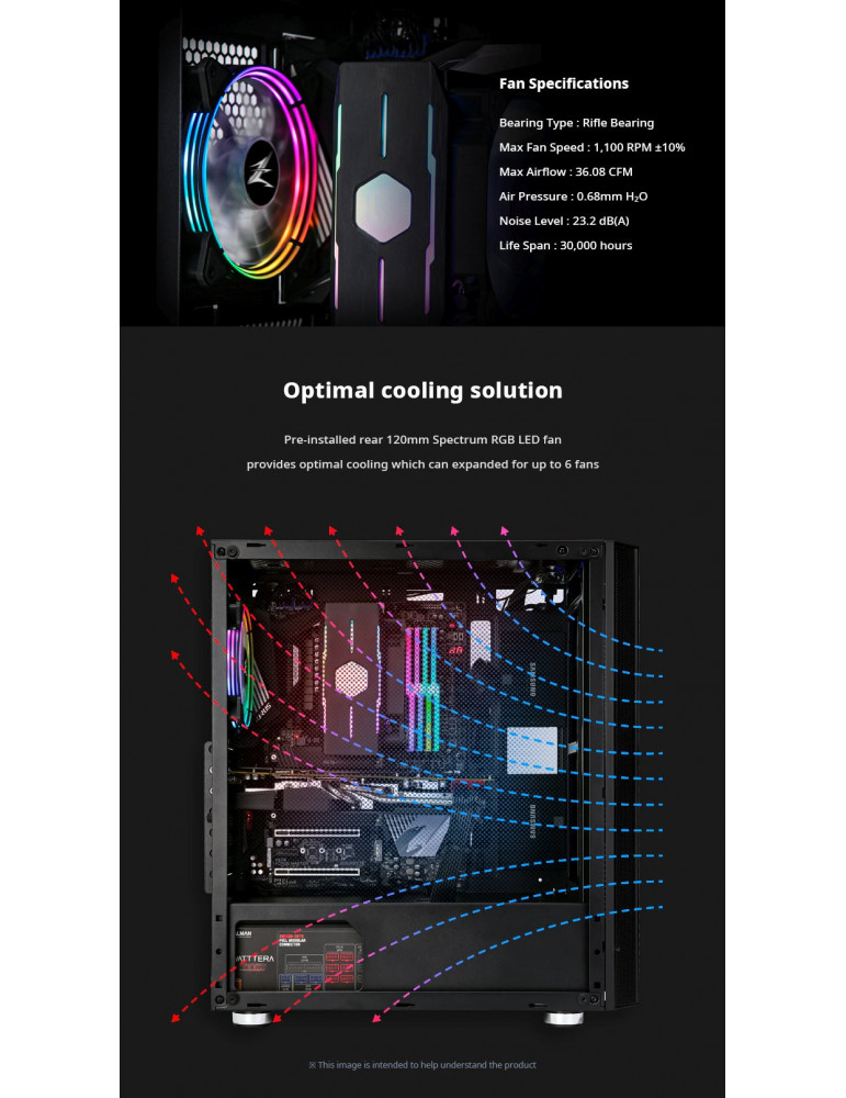 Кутия за компютър Zalman R2 BLACK