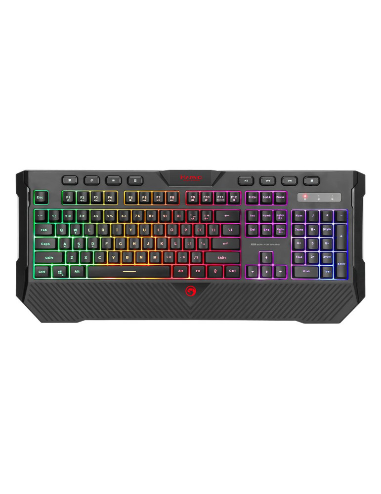Геймърска клавиатура Marvo K656 - Wrist support, 112 keys, Backlight ...