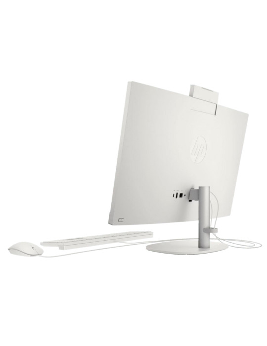 Компютър HP All-in-One 24-cr0005nu Shell White, Intel i5-1335U, 23.8 ...