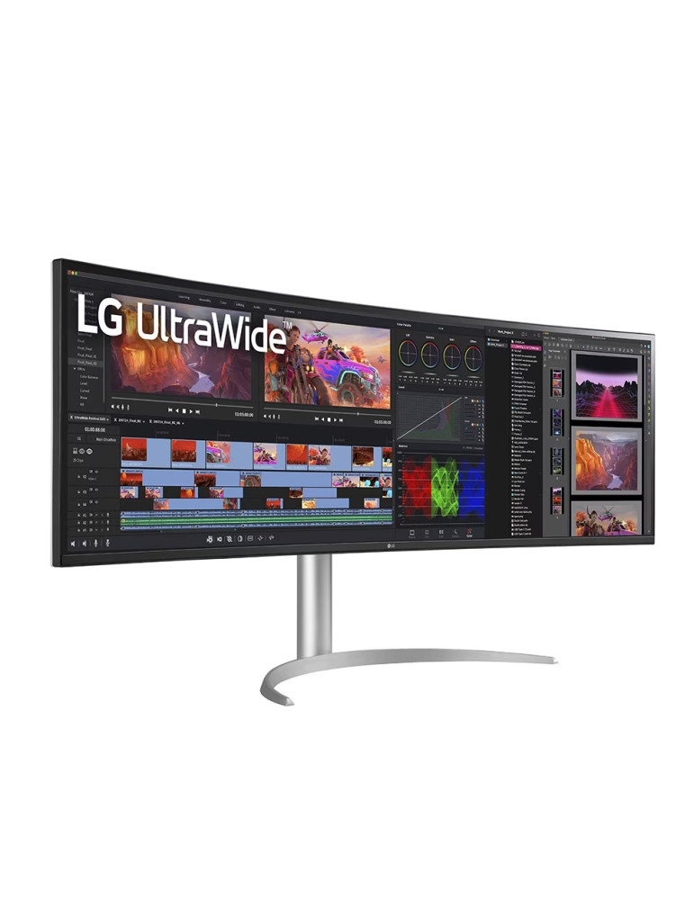 Монитор LG 49WQ95C-W, 49" 32:9 Curved UltraWide Dual QHD 5K 5120x1440 ...