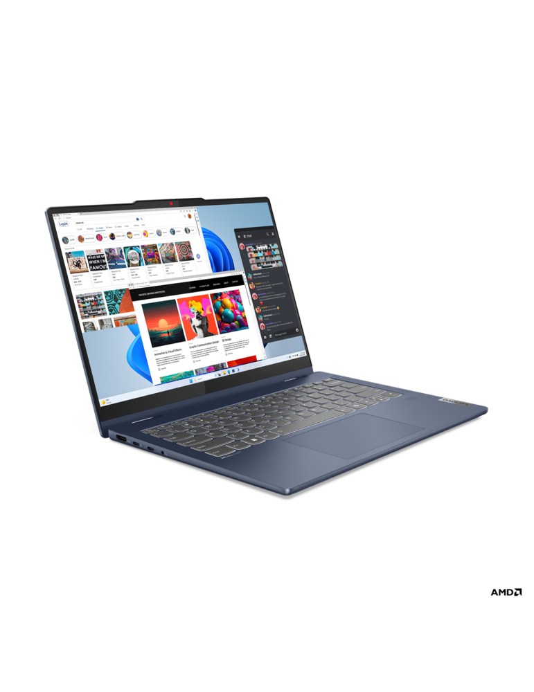 Лаптоп Lenovo IdeaPad 5 2-in-1 14AHP9, AMD Ryzen 5 8645HS, NPU ...