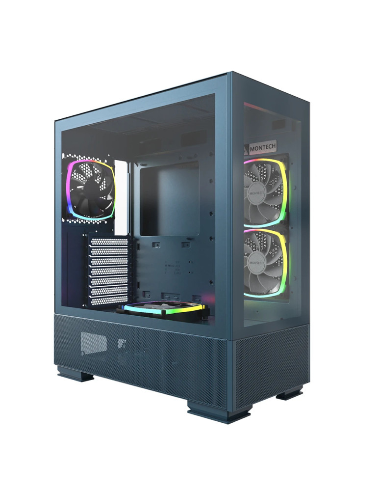 Кутия за компютър Montech SKY TWO, Mid-tower Case, TG, 4x120mm ARGB ...