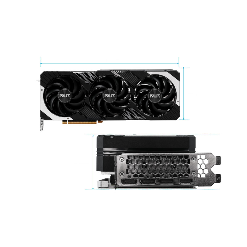 Видео карта Palit GeForce RTX 4070Ti GamingPro 12GB GDDR6X, 192 bit ...