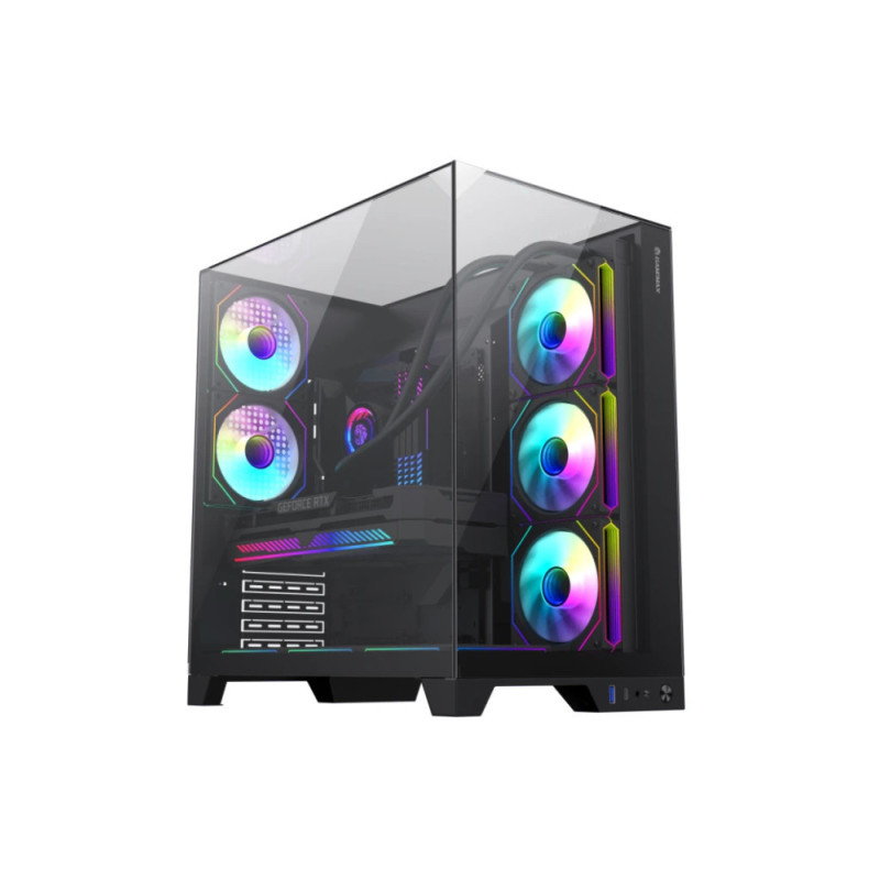 Геймърски компютър ION Infinity Plus BLACK ARGB с процесор AMD Ryzen 7 ...