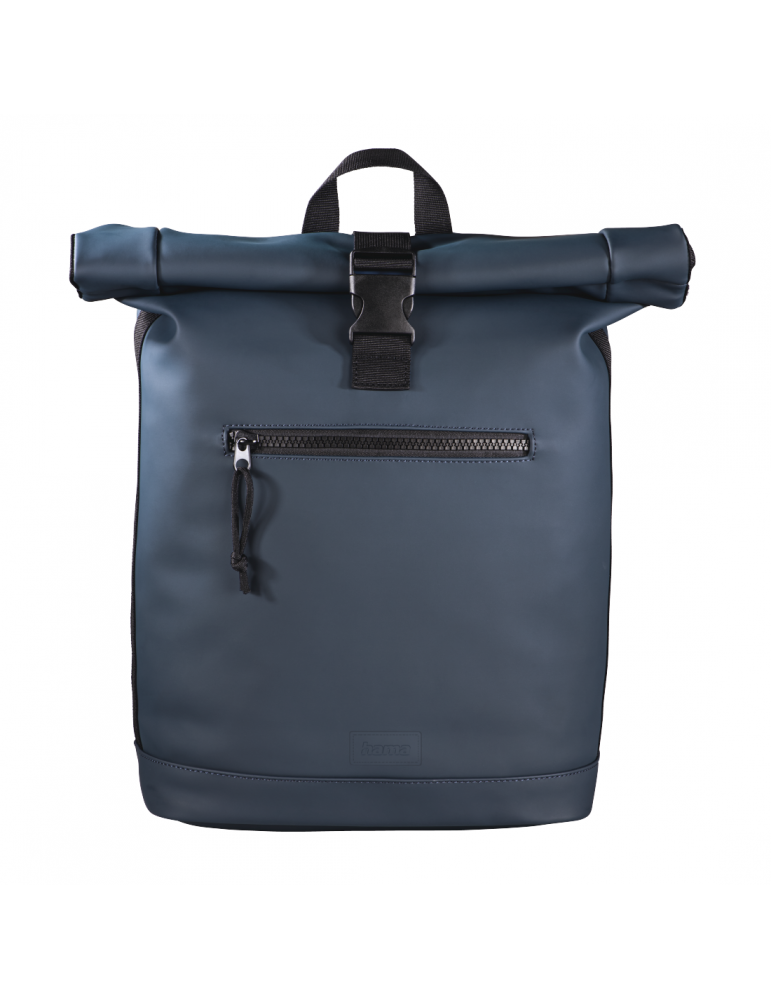 Раница за лаптоп Hama Roll-top Merida за 15.6" лаптоп, тъмно синьо ...