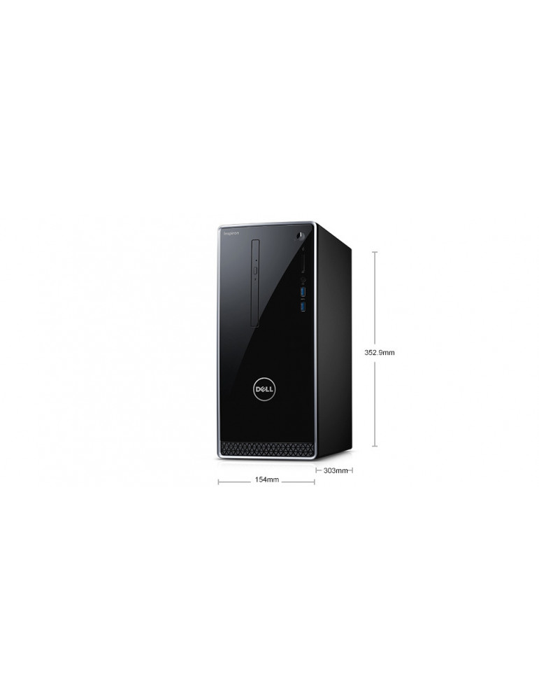 Компютър Dell Inspiron 3668 с процесор Intel Core i5-7400, 8GB RAM, 1TB ...