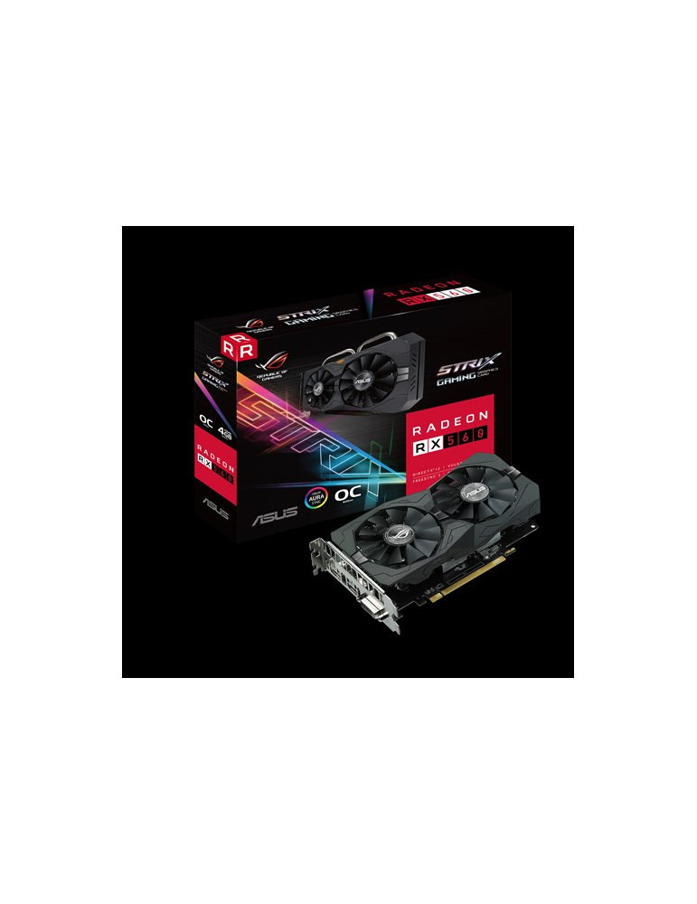 Видео карта Asus ROG Strix AMD Radeon RX560 OC 4GB GDDR5