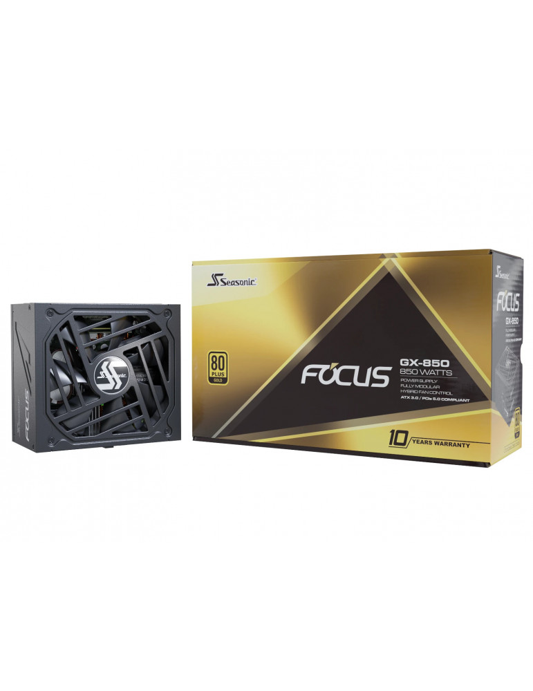 Захранване Seasonic FOCUS GX-850 ATX 3.0 850W Gold - SSR-850FX3