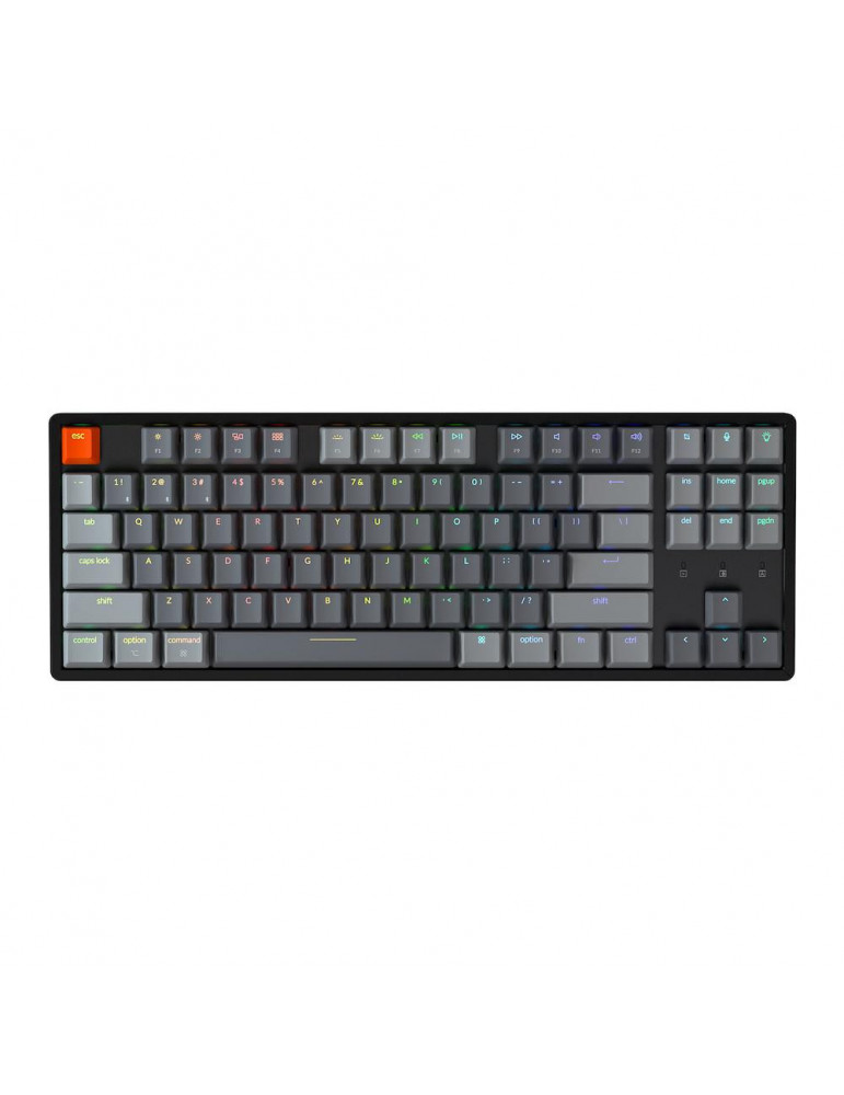 Геймърска механична клавиатура Keychron K8 Aluminum Hot-Swappable TKL ...
