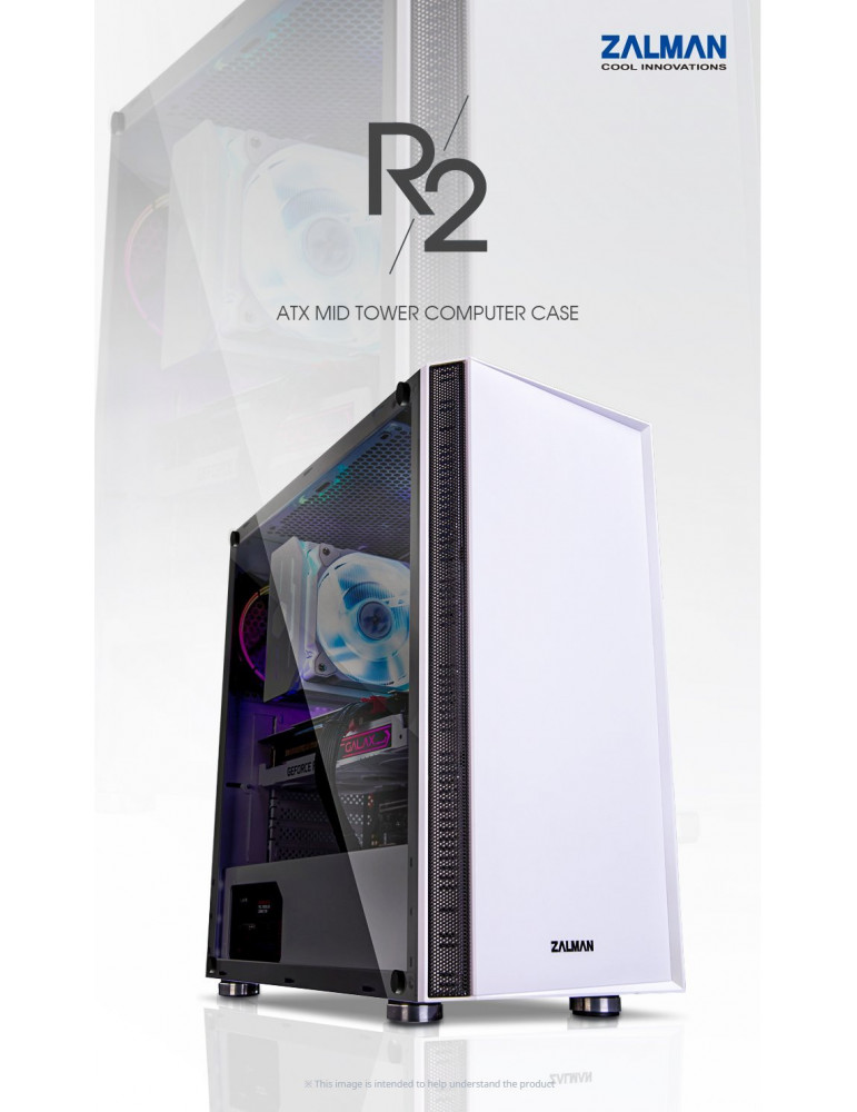 Кутия за компютър Zalman R2 WHITE
