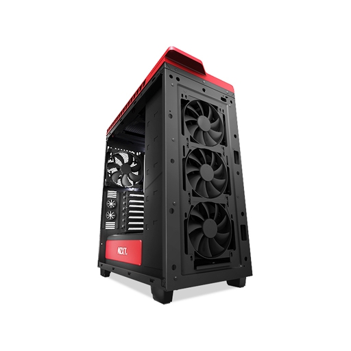 Кутия за компютър NZXT H440 RED USB 3.0 черно/червена с прозрачен капак