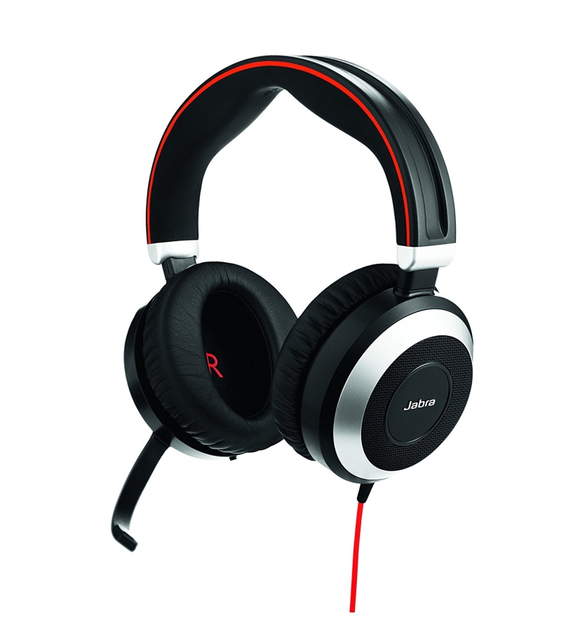 Слушалки Jabra Evolve 80 Duo ANC USB